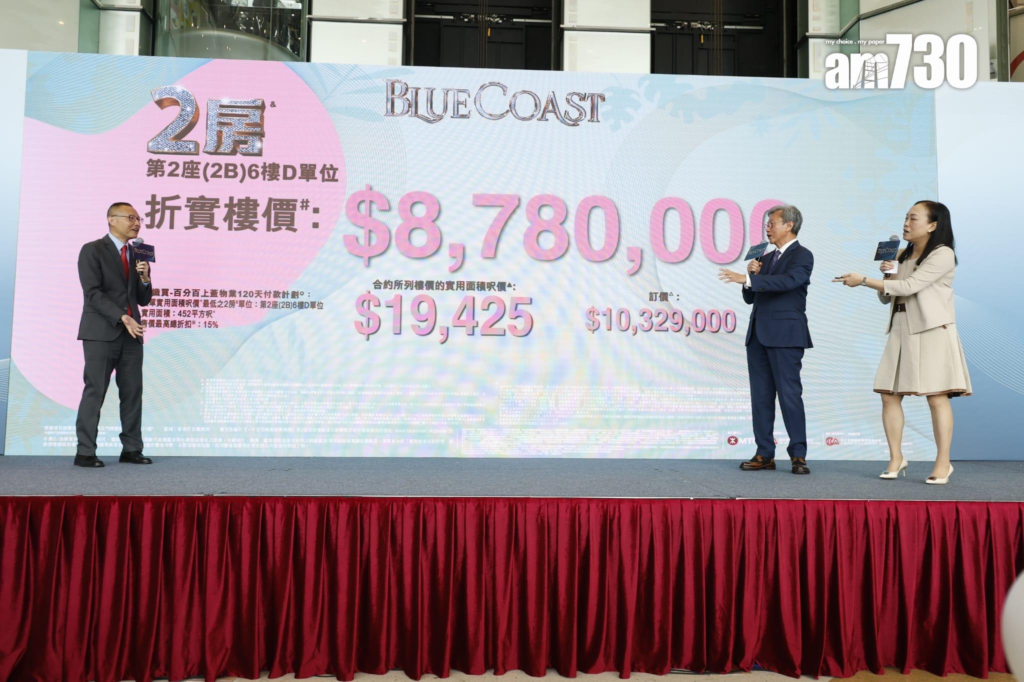 Blue Coast開價｜首推138伙 兩房878萬入場 折實均價21968元 港島南岸首批最低 | 利嘉閣地產有限公司